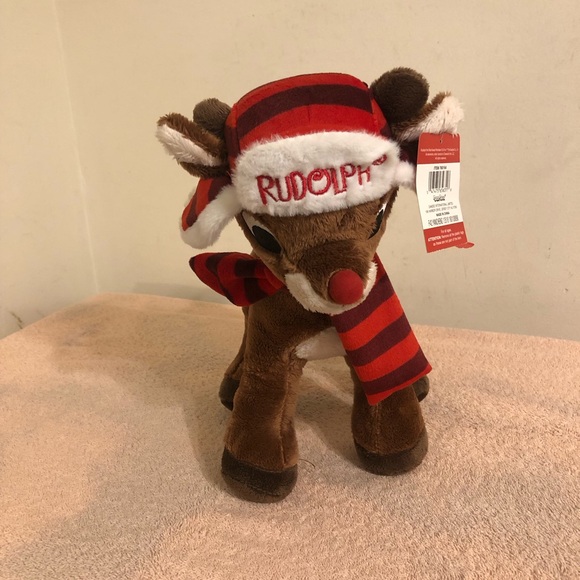Dan Dee | Toys | Dan Dee Rudolph The Red Nose Reindeer Plush With Hat ...
